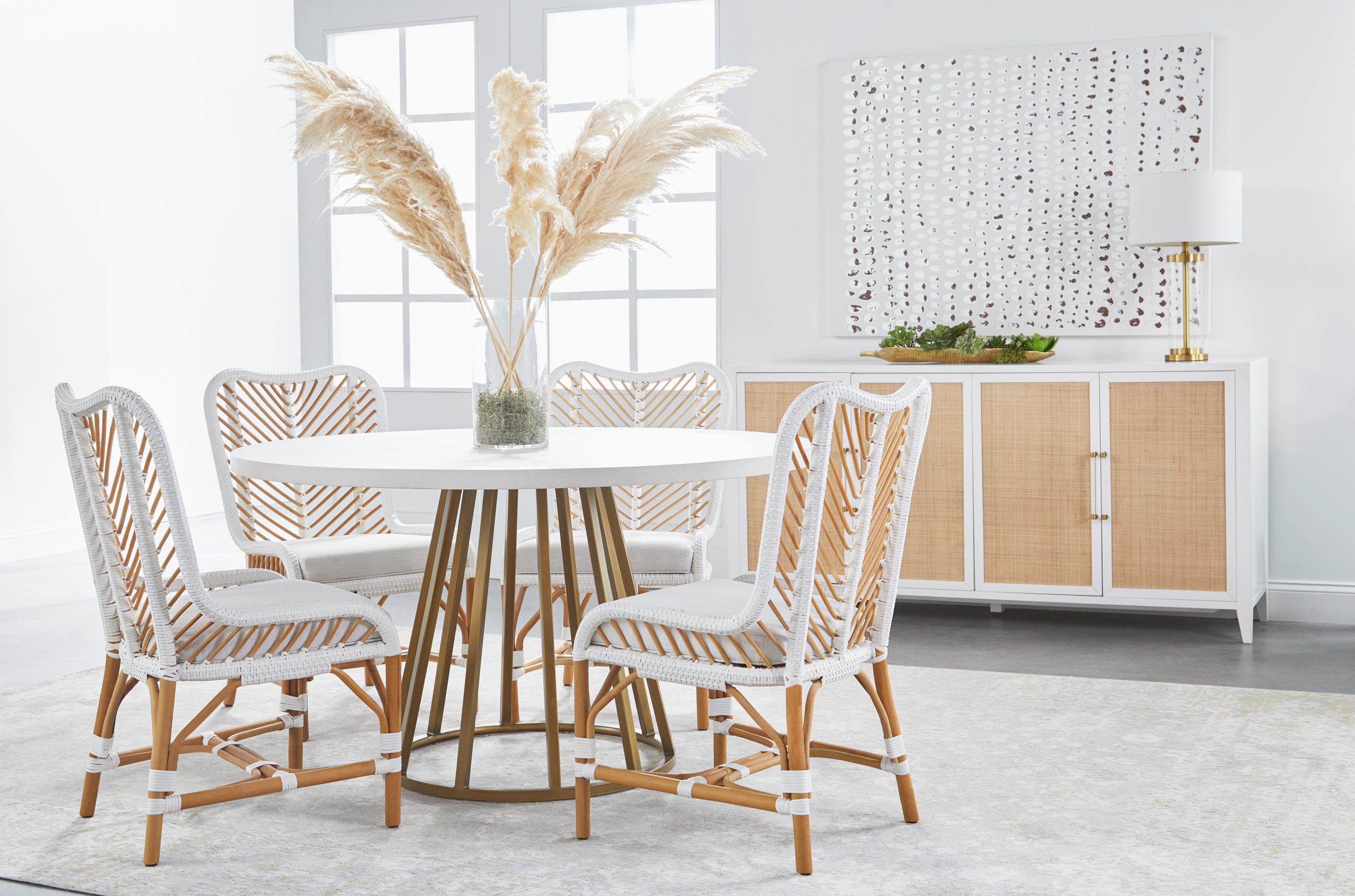 Turino 54 Round Dining Table Concrete Top Essentials For Living